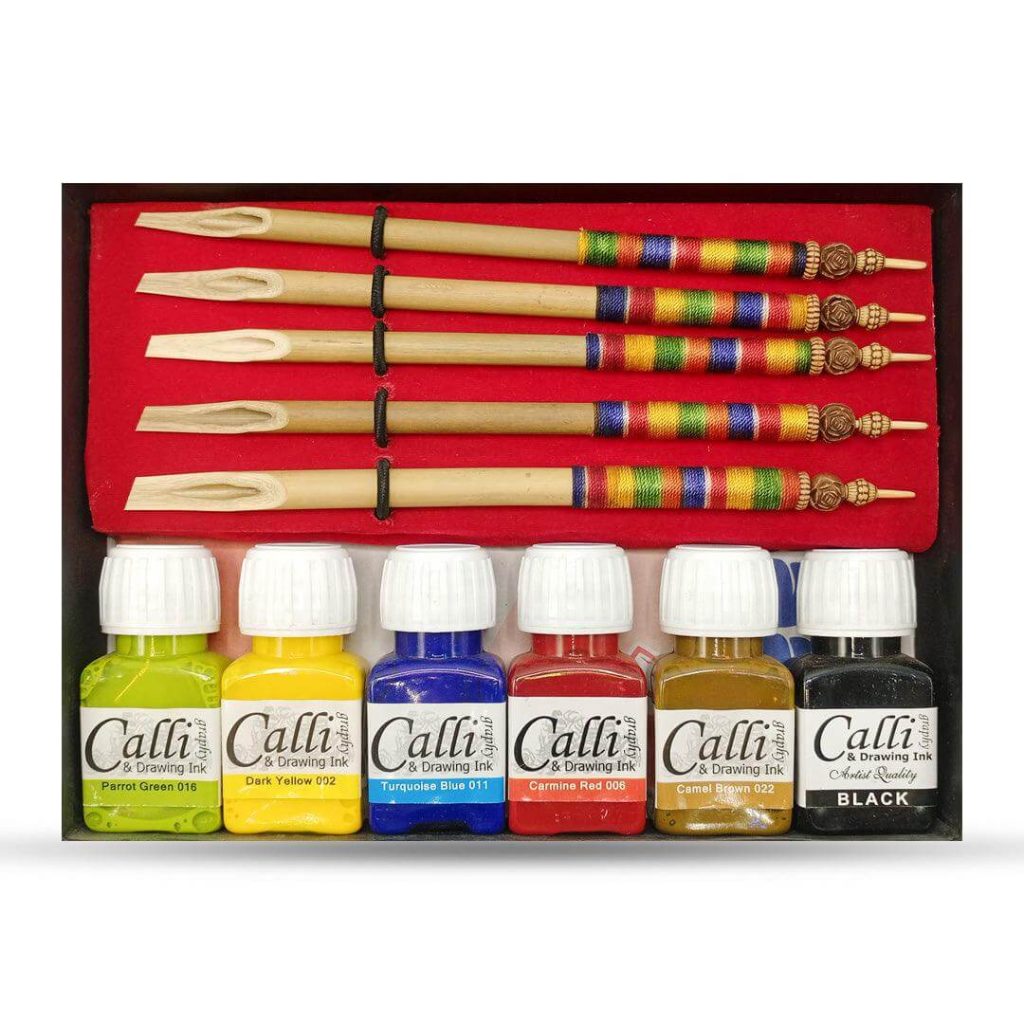 Calligraphy Qalam Set with Ink